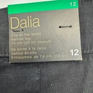Dalia | Pants & Jumpsuits | Dalia Cotton Linen Blend Pants Black | Poshmark
